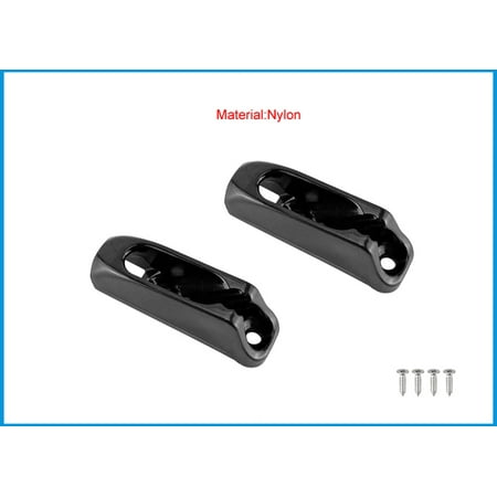 Black Nylon Jam Cleat Self-locking Rope Tensioner Runner for Outdoor ...