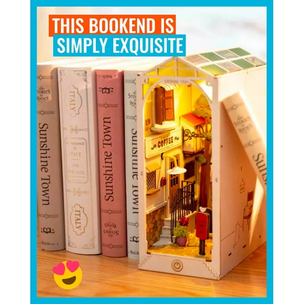 TaleBook - 3D Wooden Puzzle Bookend (Eternal Bookstore) - Walmart.com