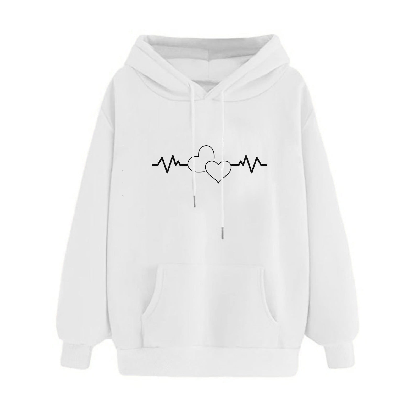 Click here for Zanvin Hoodies For Teen Girls Cute Heart Graphic P... prices