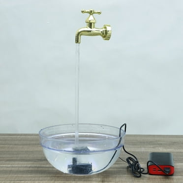 Invisible Flowing Spout Watering Can Faucet Fountain Floating Tap ...