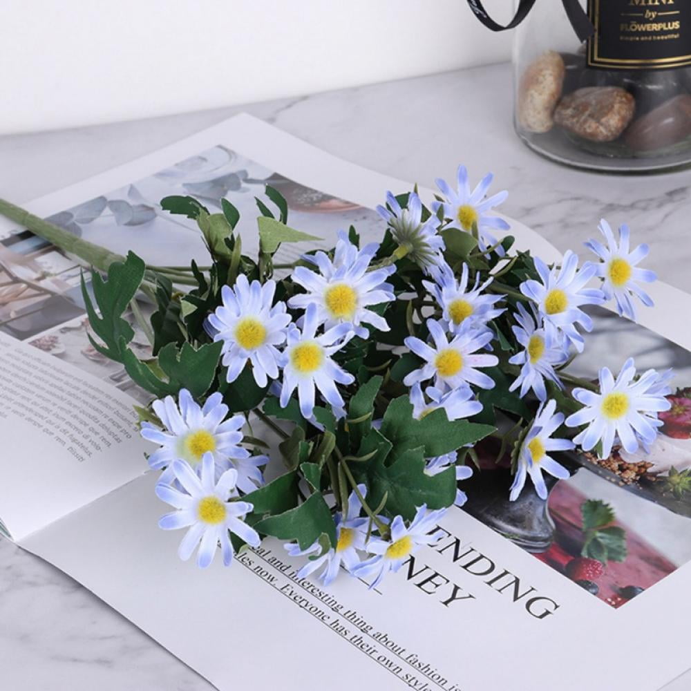 Artificial Flowers, Silk Daisy, Artificial Gerber Daisy for Home ...