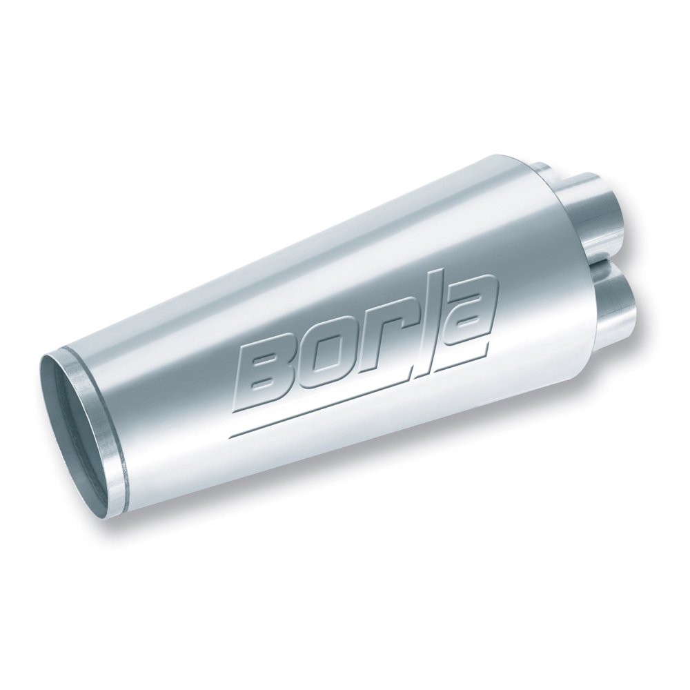 BORLA EXHAUST 40977 XR1 COL/MUF SHTY 2-3/8IN 4-1/2OUT 14X6-3/4 ...