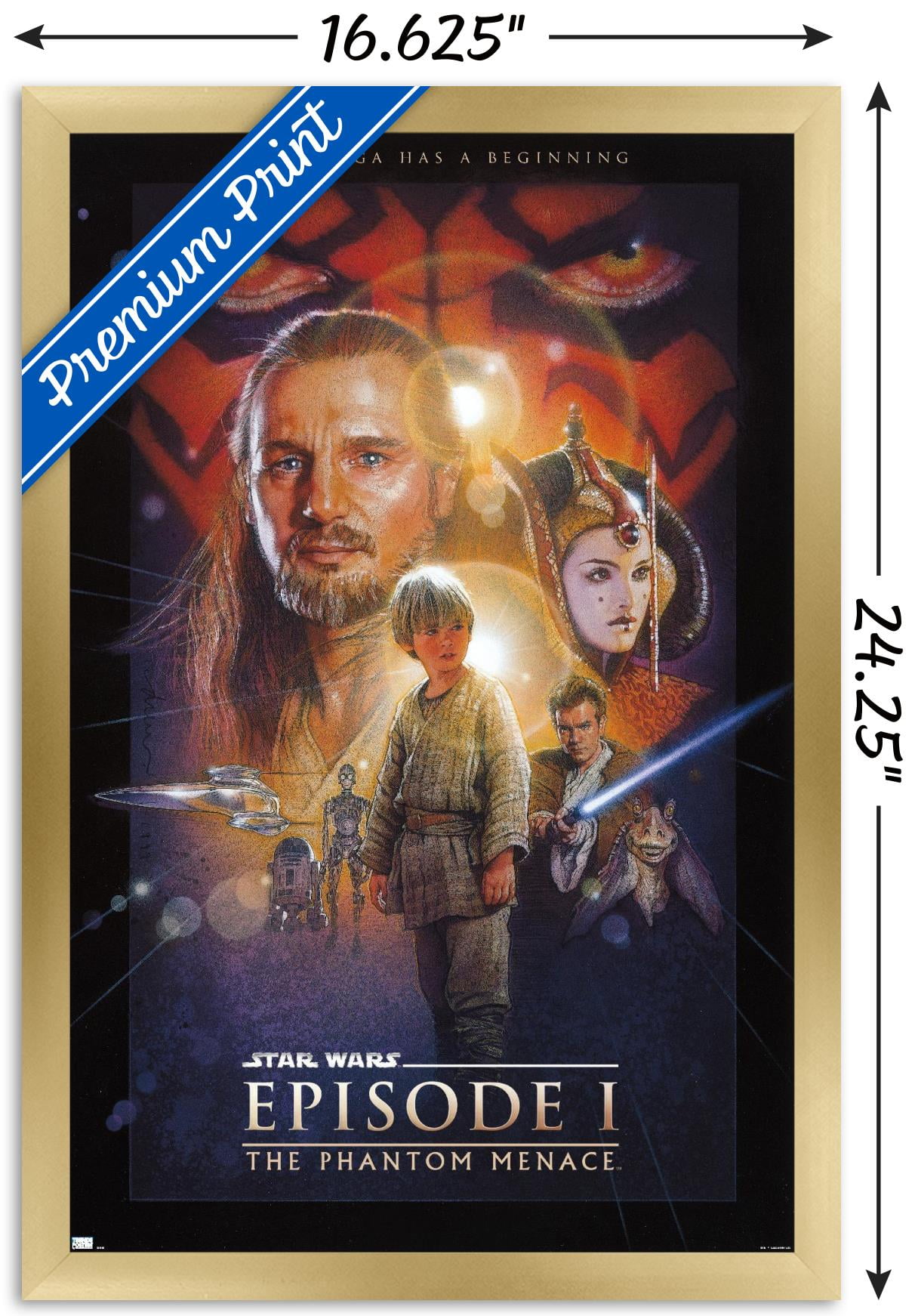 Star Wars Phantom Menace Poster