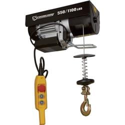 Strongway 48305 Electric Cable Hoist - 550 lbs & 1100 lbs Capacity ...