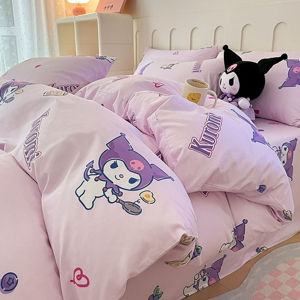 Miniso Sanrio Hello Kitty Kuromi Cinnamoroll, Sábana de algodón puro ...