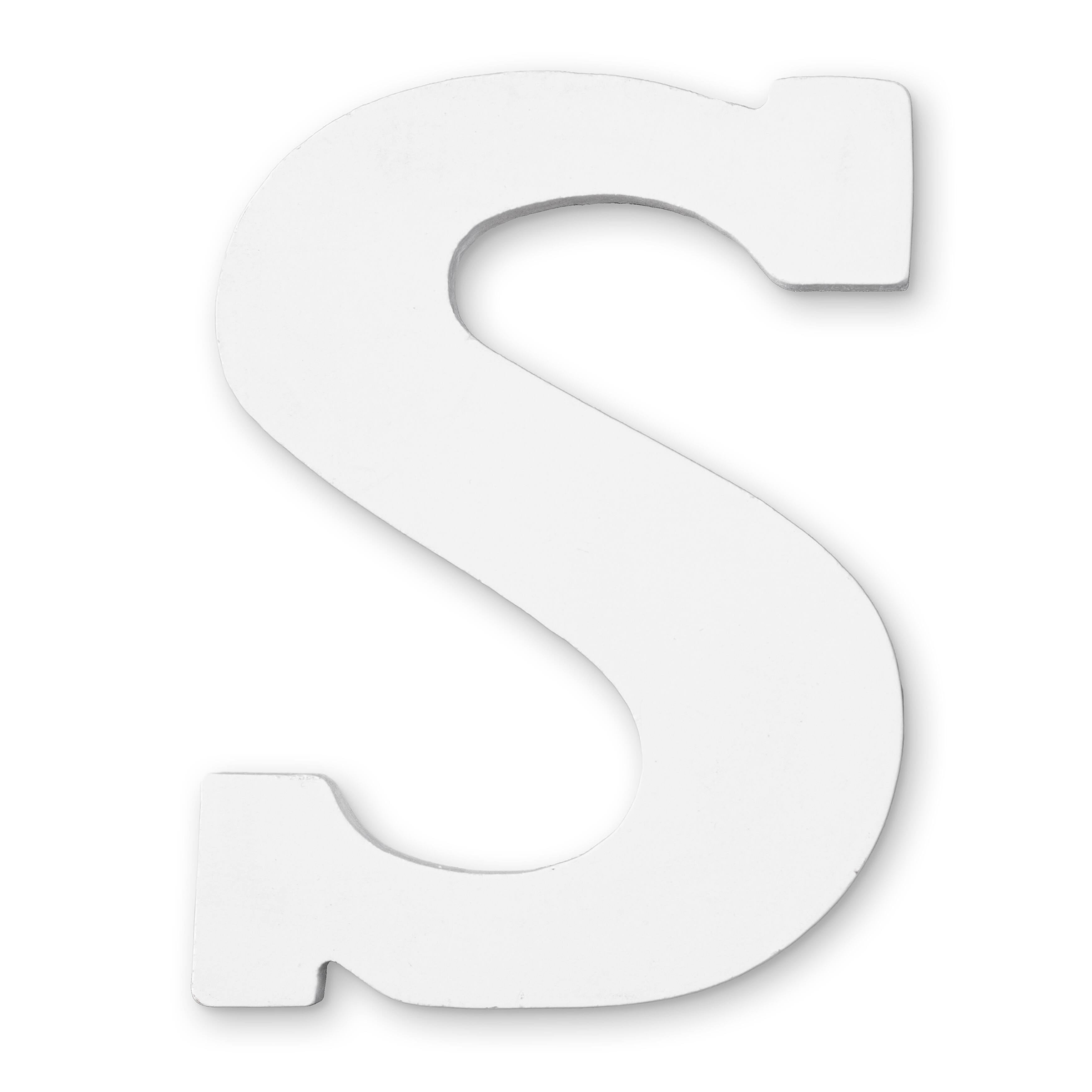 12 Pack: 4.75" White Wood Letter by Make Market® - Walmart.com