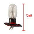 2A 240V 25W Microwave Oven Bulb Refrigerator Lighting Bulb Base Design ...