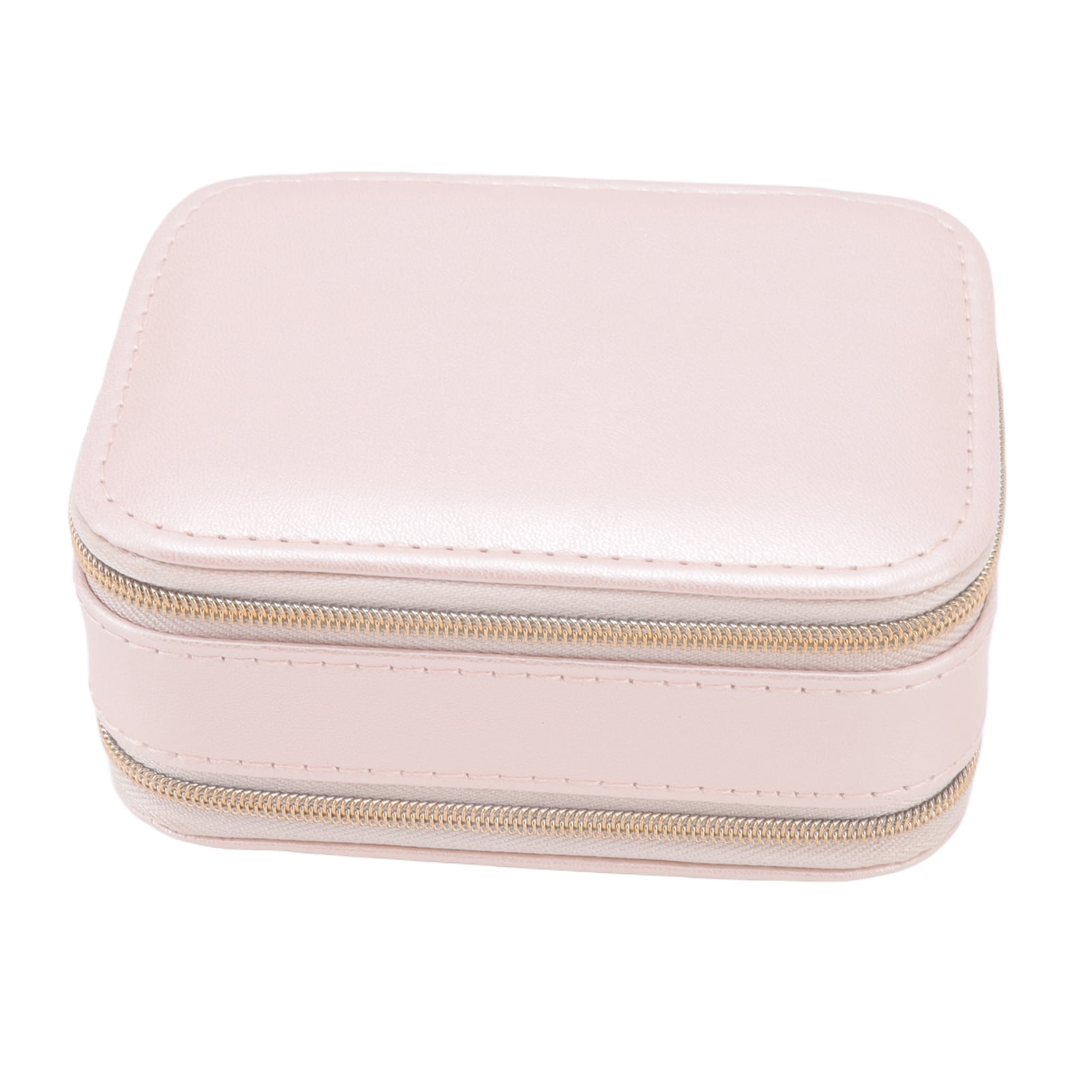 Jewelry Case, Faux Leather Compact Portable Portable Jewelry Box For ...