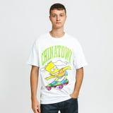 Chinatown Market Men's X The Simpsons Bart Cowabunga Arc Tee T-Shirt ...