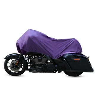 M 210T Half Motorcycle Cover Waterproof Outdoor Motorbike All-Weather ...