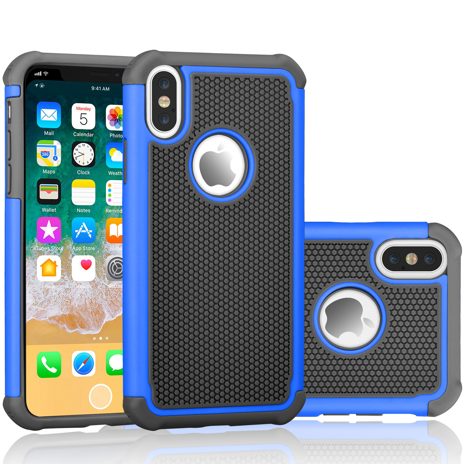 iPhone X Case, iPhone X Sturdy Case, Tekcoo [Tmajor] Shock Absorbing ...