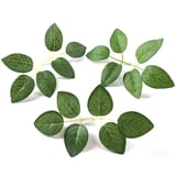 20pcs Simulation Six-Fork Silk Screen Rose Leaf Silk Meshs Flower Rose ...