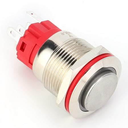 Momentary Push Button, Latching Push Button DC9-30V Waterproof For CNC ...