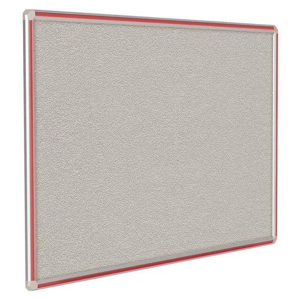 Aluminum Frame Vinyl Tackboard (48 in. x 36 in. - Black) - Walmart.com