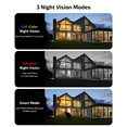 OHWOAI 8MP Dual Lens PoE Security Camera System with Monitor, Color ...