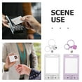 BESTYASH 2Pcs Stylish Plastic Id Card Holder Keychain with Transparent ...