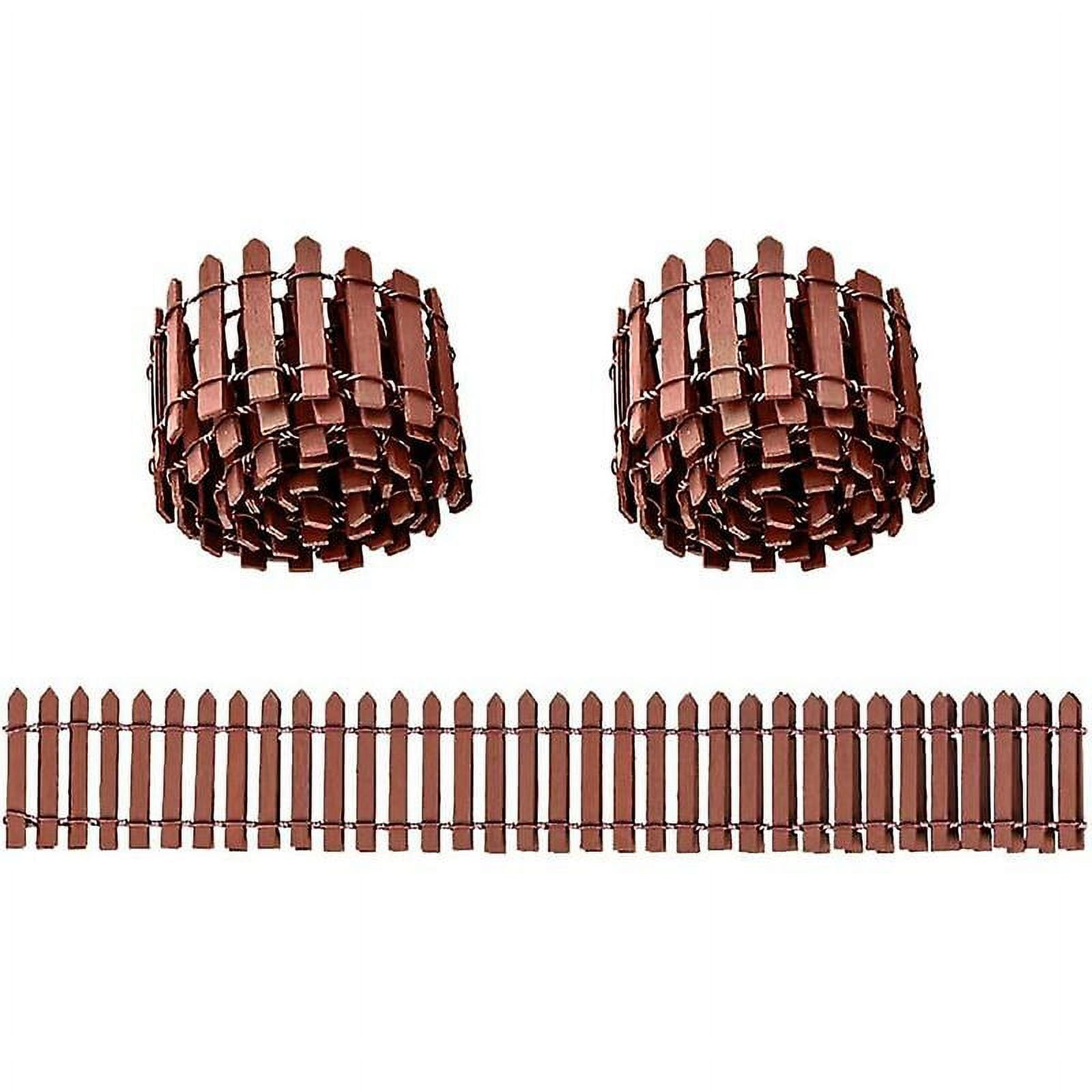 Mini Garden Fence 3 Pieces Wood Garden Border Miniature Garden Fences ...