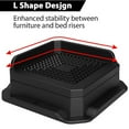Home Bed Risers 1 Inch Heavy Duty Stackable Furniture Risers for ...