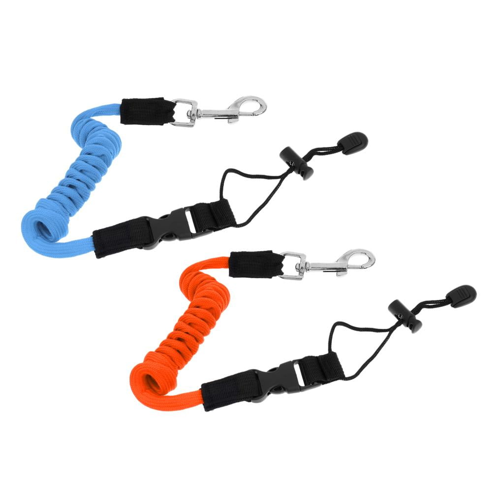 2Pack Universal Kayaking boat paddle Line Safety Lanyard Cord Rope ...