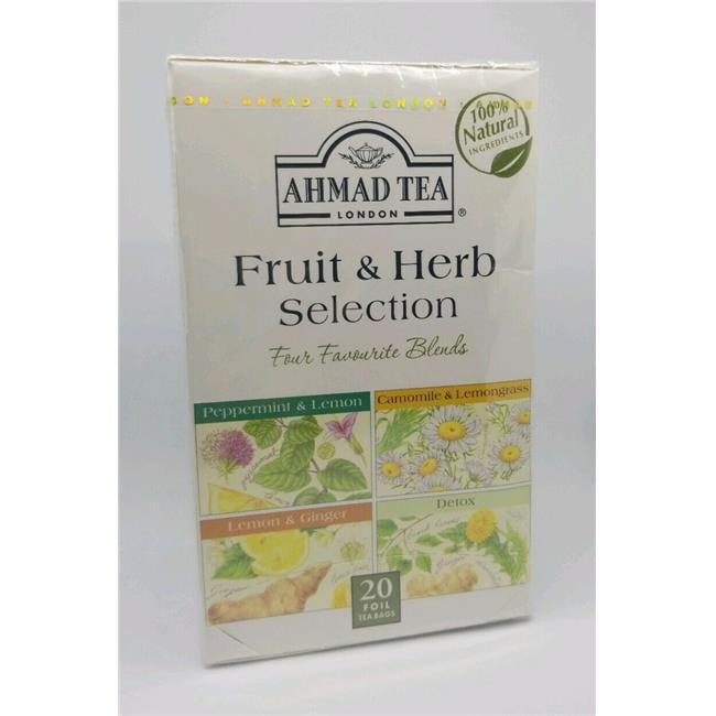 Ahmad Tea 752600 20 Bag Fruit & Herbal Selection Tea - Walmart.com