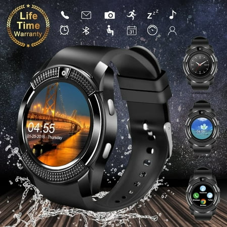 Smart Watch, Bluetooth Smartwatch Touch Screen Wrist Watch with Camera ...