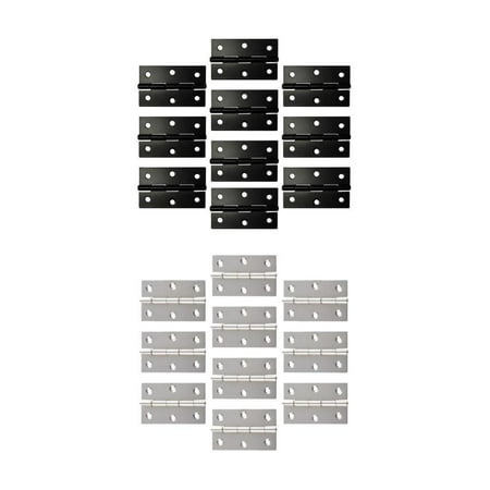 10 Pieces Metal Hinges Closure Hinge Connector for Closet | Walmart Canada