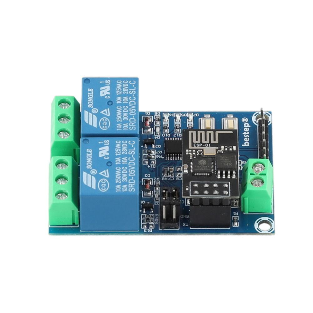 Módulo WIFI de relé 5V/12V ESP8266 Placa de control WiFi para Arduino ...