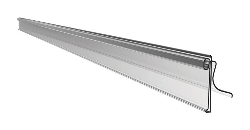 Southern Imperial 48 in. L Natural Clear Angled Label Holder With Grip ...