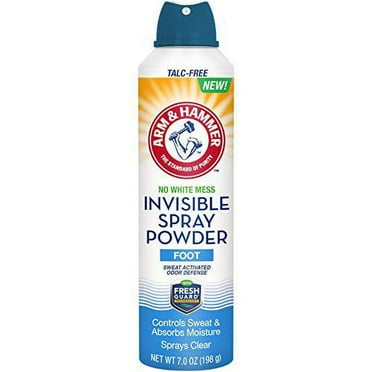 Arm & Hammer Foot Powder Odor Defense Absorbs Sweat & Moisture, 7 oz, 2 ...