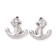 5pcs Resistant 304 Stainless Steel Pendants Anchor Stainless Steel ...