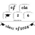 94.4 Inch Red Graduation Banner for Class of 2026, Perfect for ...