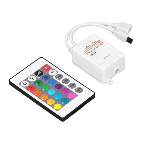 LED Strip Light Controller, IR 24 Key LED Light Remote Control For Tuya ...