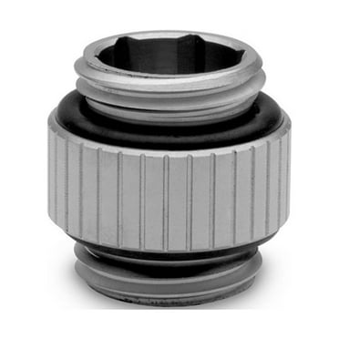 EKWB EK-Quantum Torque Push-In Adapter, Male, 14mm, Satin Titanium ...