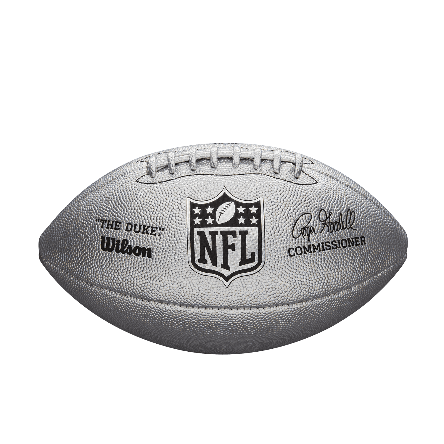 Balón NFL Wilson Duke Edición Plateada | Bodega Aurrera en línea