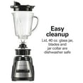 Power Elite Wave Action Blender For Smoothies, 40 Oz Glass Jar, 12 ...