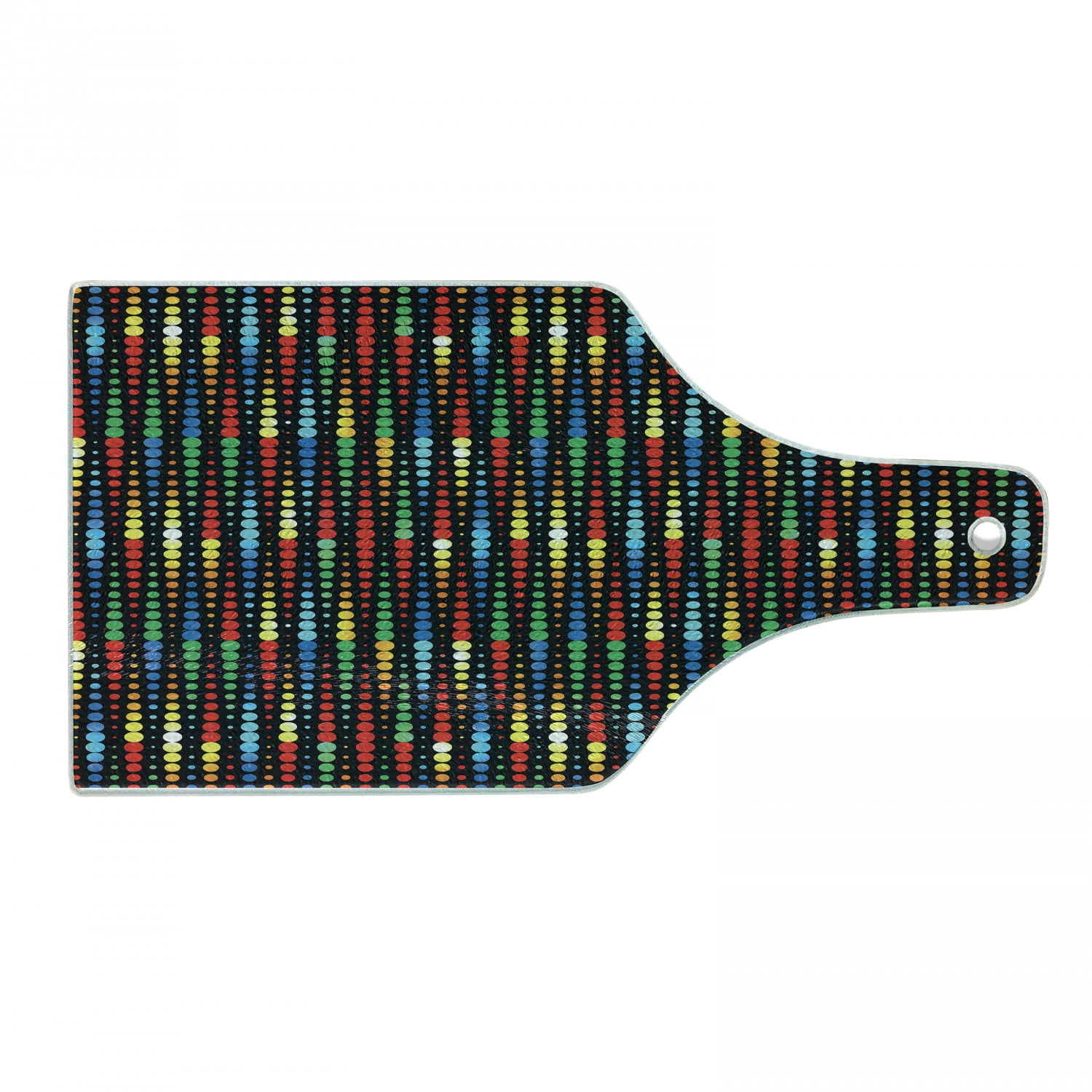 Colorful Cutting Board, Geometric Polka Dots Composition with Halftone ...