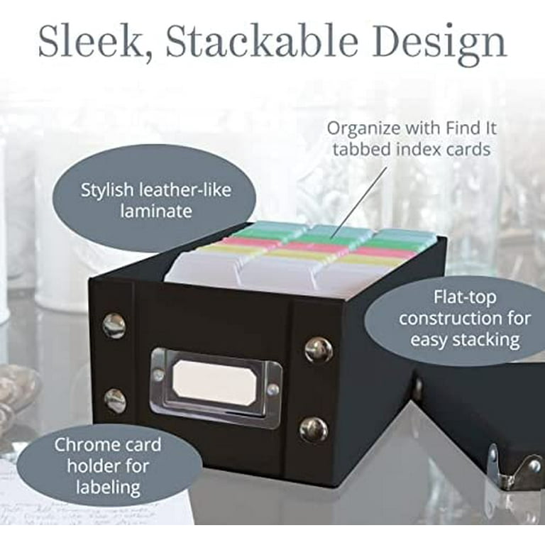 Leather Index Card Holder