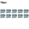 10x Mini Fuel Line for Jubilee Hose Clips Clamp Diesel Petrol Pipe ...