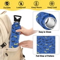 Bat Star Night Sport Water Bottle for Kids Insulated with Straw for ...