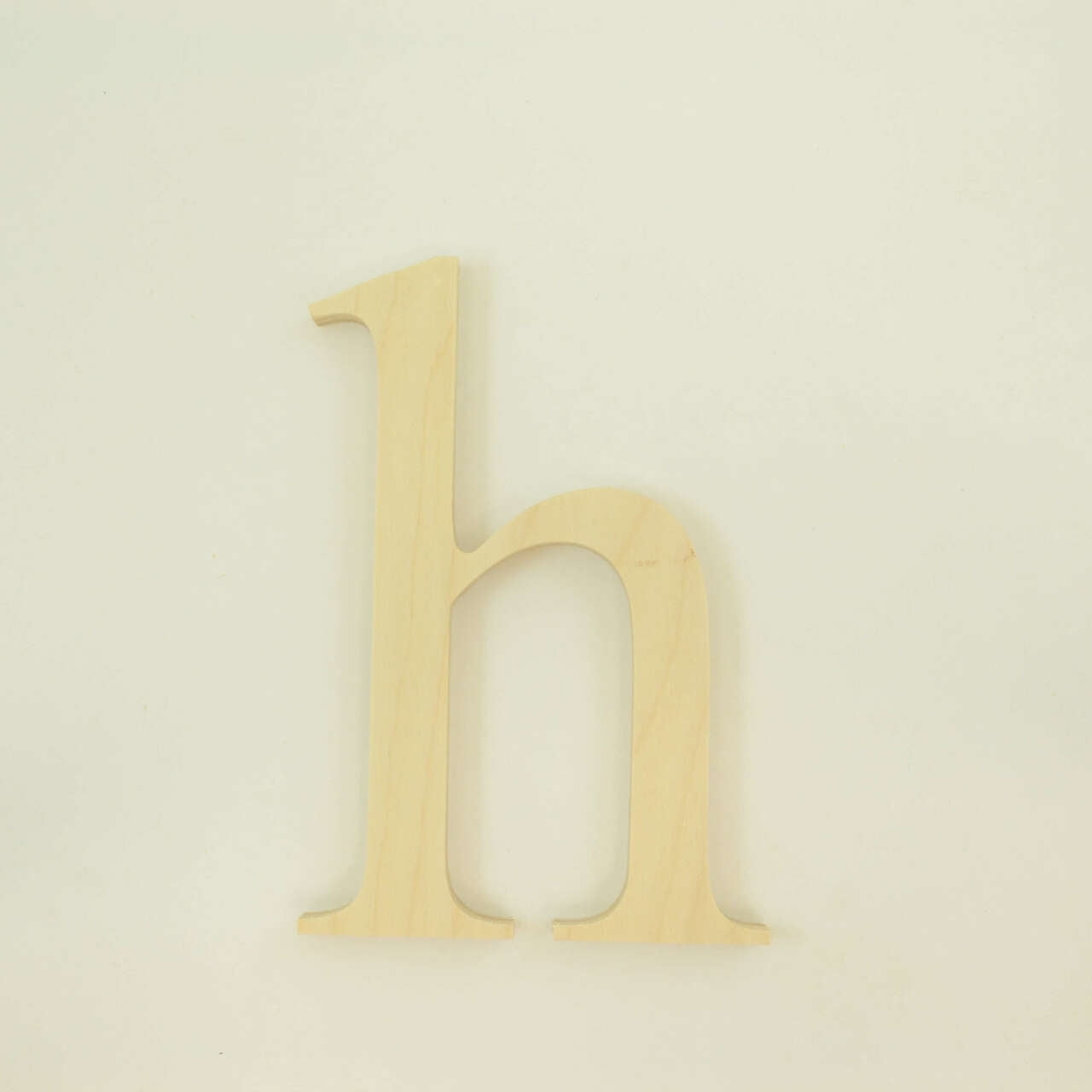 Package of 1, 8 Inch X 1" Thickness Baltic Birch Wood Letter h in The ...