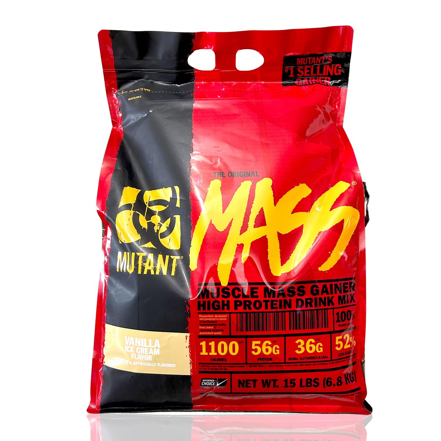 Mutant Mass 15 Lbs MUTANT Sabor Vainilla Ice Cream | Walmart en línea