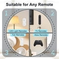 Magnetic Remote Control Holder Self-Adhesive Wall Mount, 6 Pack ...