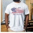 CLOTEX USA 250th Anniversary T-Shirt Patriotic American Flag Home Brave ...