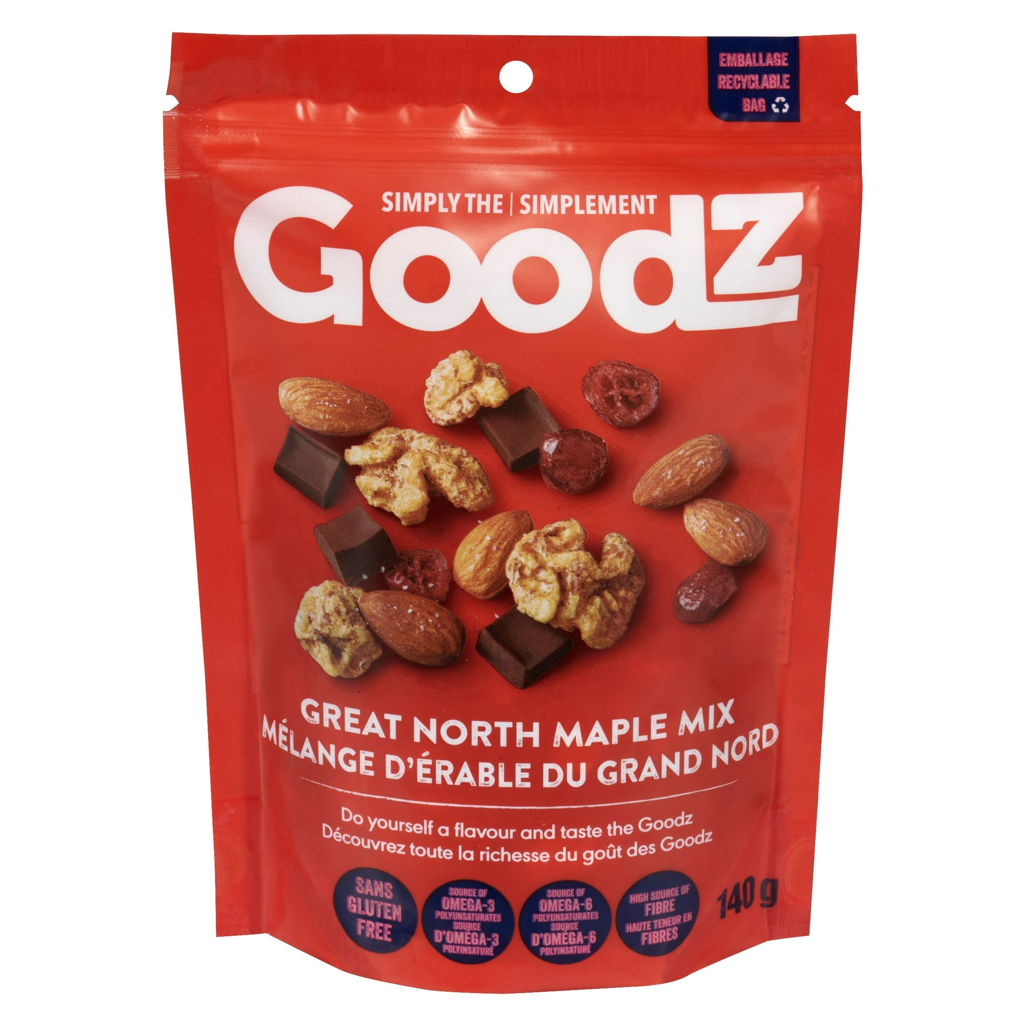 Click here for Goodz Great North Maple Mix 140g prices
