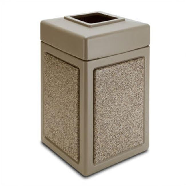 Commercial Zone Products 720315 42-gallon StoneTec Panel Trash Can ...