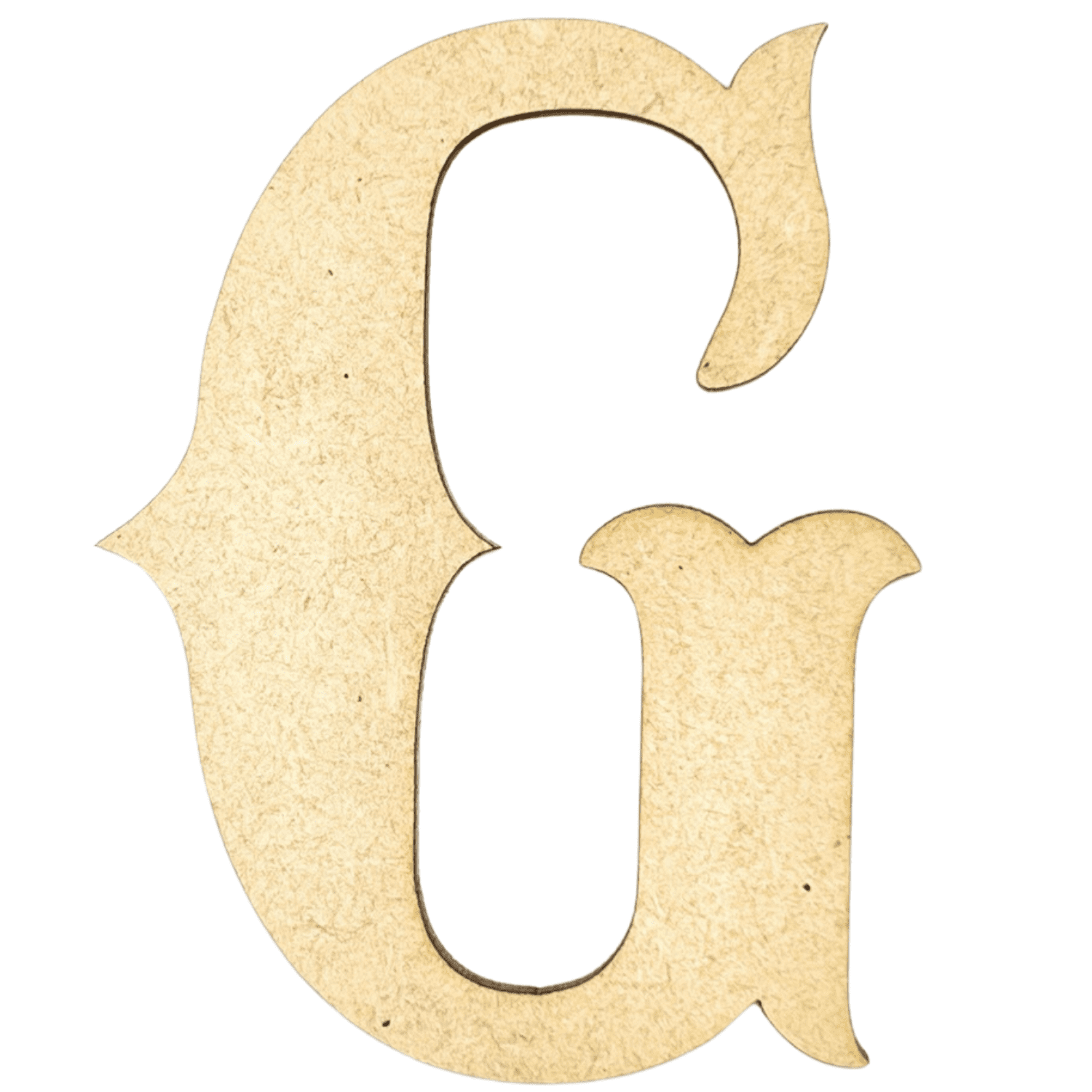 Krafty Supply 12" Tall MDF Letter G |1/4" Thick | Western Railroad ...