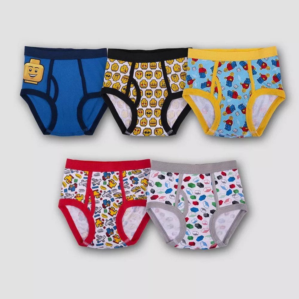 Boys' LEGO Core Classic 5pk Underwear Briefs - Walmart.com