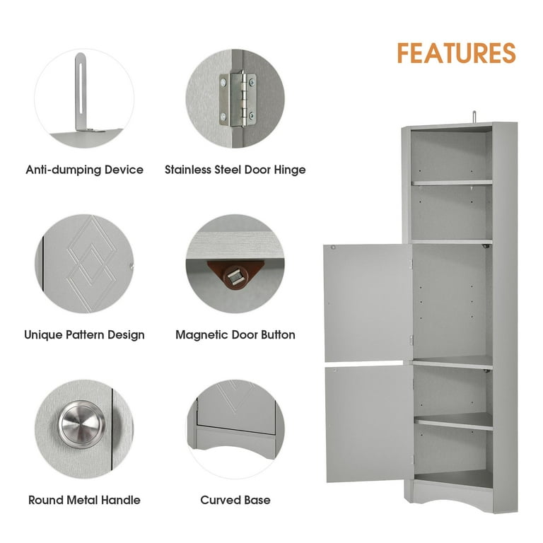 Stainless Steel Corner Cabinet For Small Bathroom
