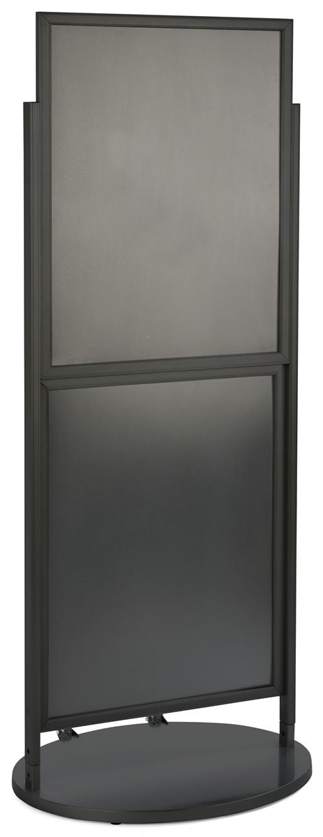Displays2go Poster Stand for (4) 22" x 28" Promotional Signs, Double ...