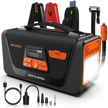 Featou Jump Starter with Air Compressor, Portable Jump Box 6000A Peak ...